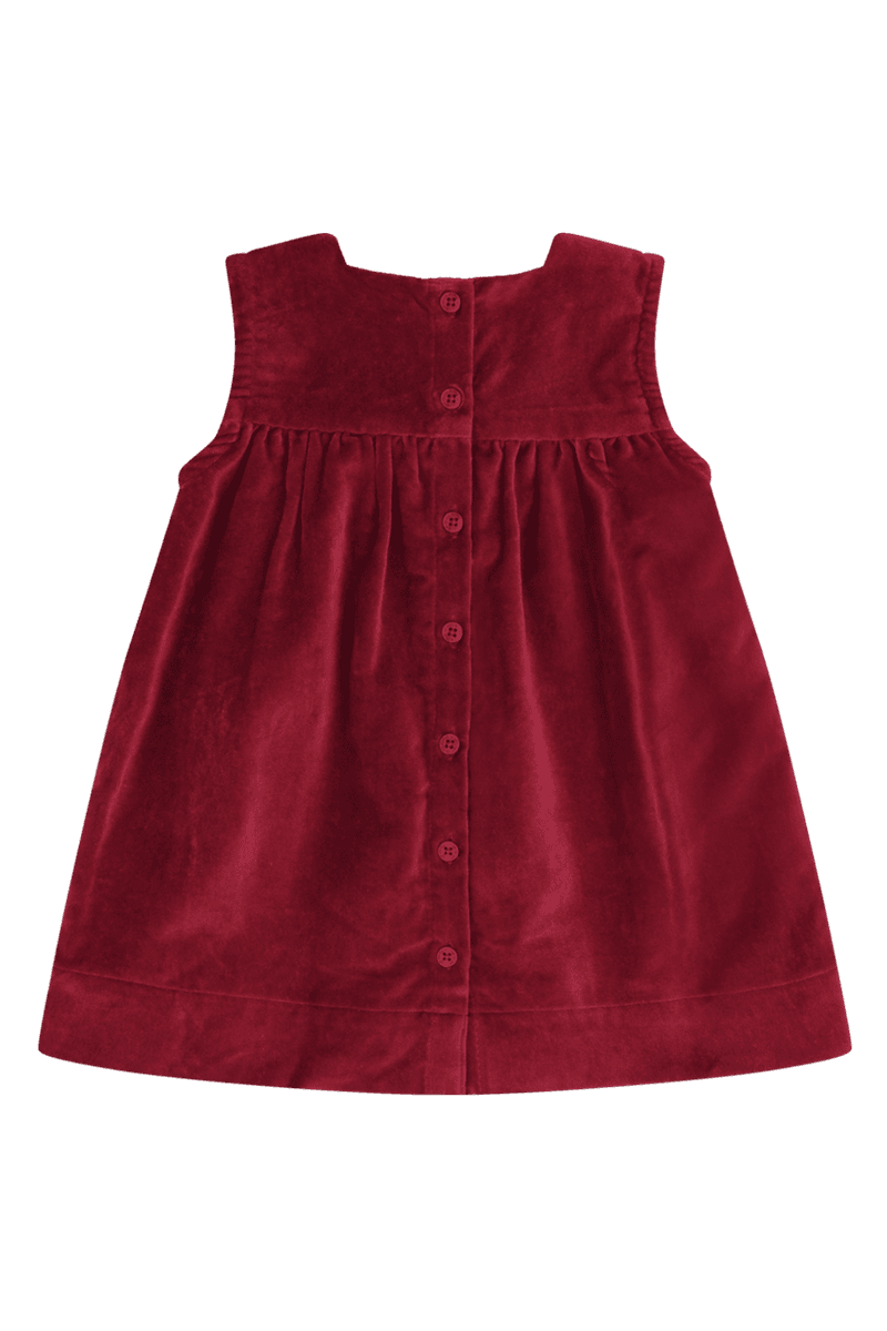 Hust & Claire Katinka Velourkjole til baby - teaberry | Gratis bytte ...